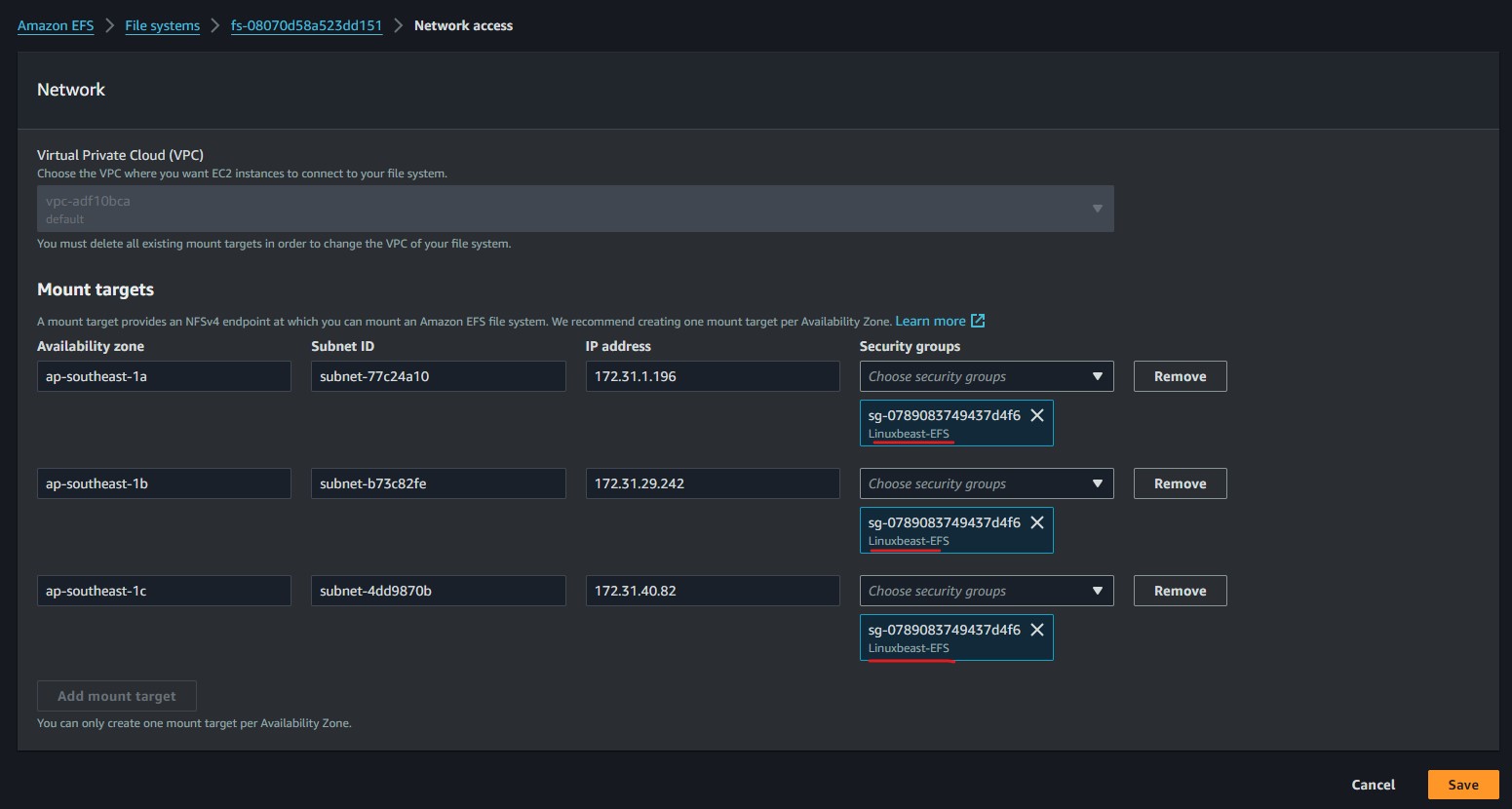 How to Mount Amazon EFS on EC2 Ubuntu 22.04 Instance | Linuxbeast