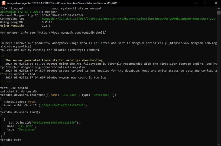 How to Install MongoDB Community Edition on an EC2 Ubuntu 22.04 | Linuxbeast
